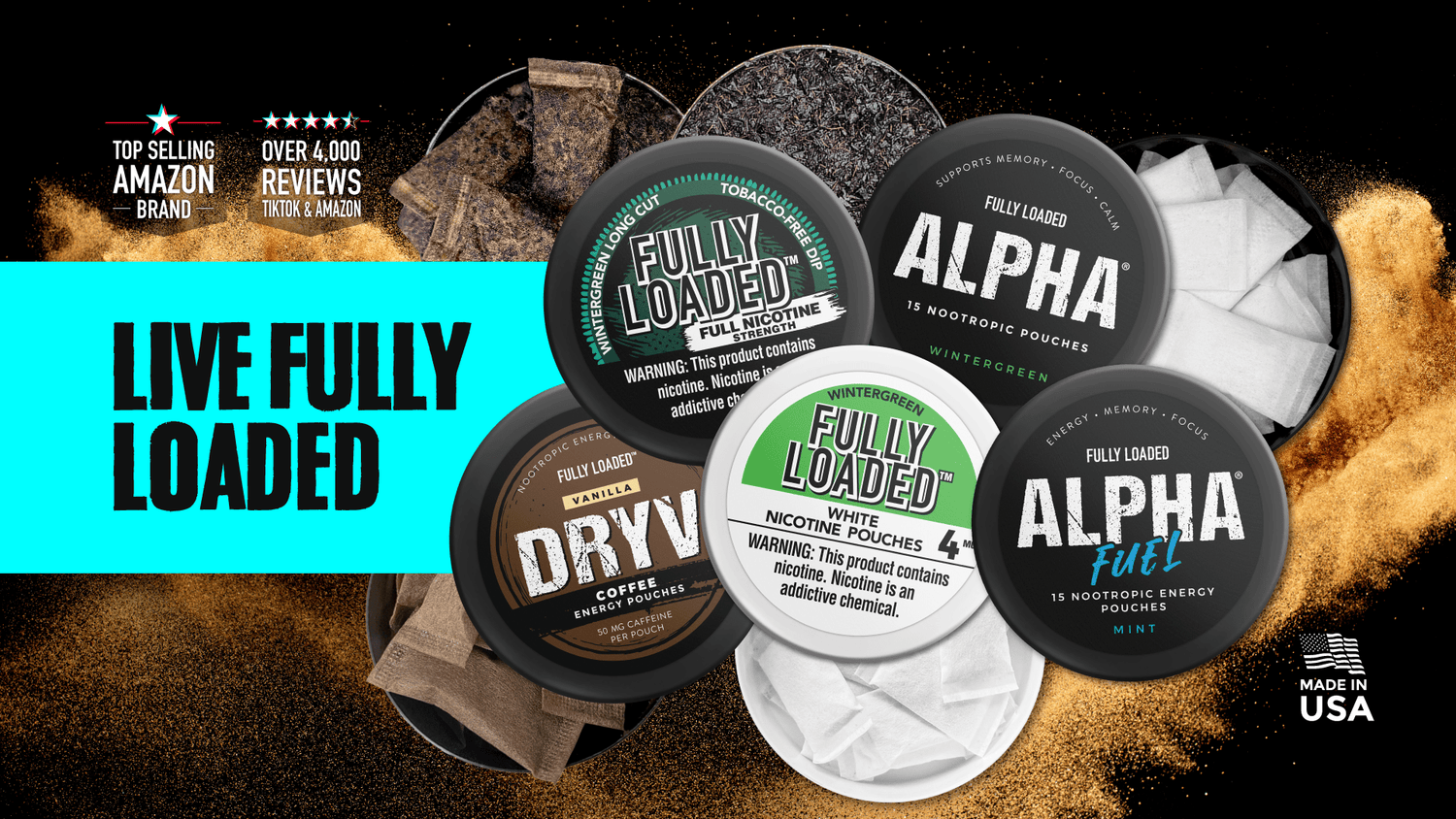 Dip Alternatives | Buy Tobacco-Free Chew Online – Fully Loaded LLC
