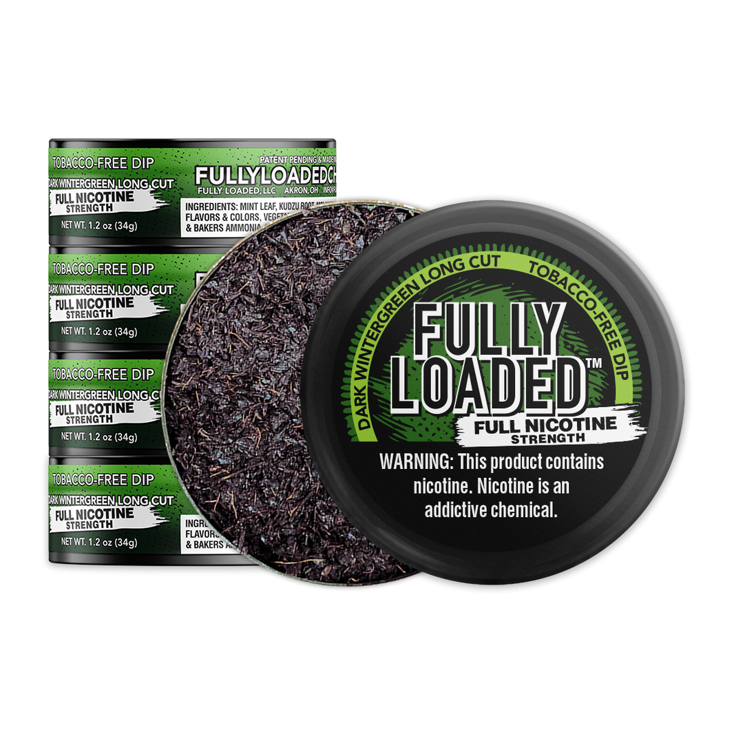 Wintergreen Dip - Tobacco-Free Chew - Full Nicotine Strength – Fully ...