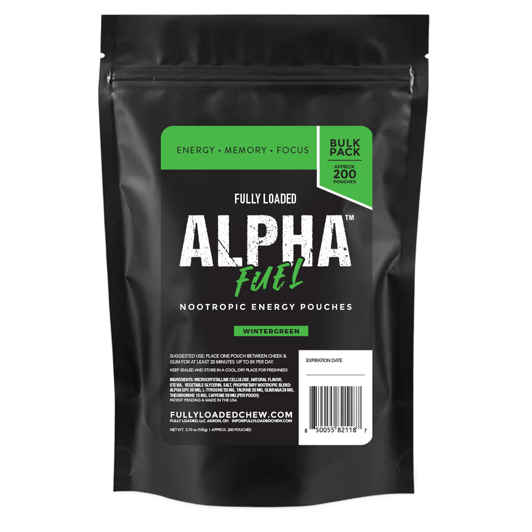Wintergreen ALPHA Fuel Nootropic Energy Pouches | Fully Loaded LLC