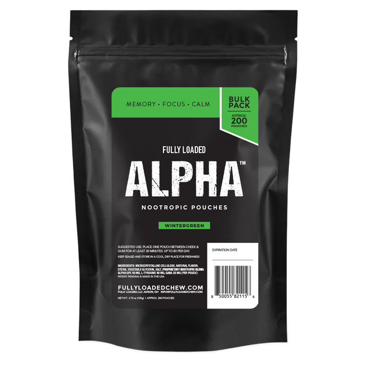 Wintergreen ALPHA Pouches - Supports Memory, Focus, Calm | Fully Loaded LLC