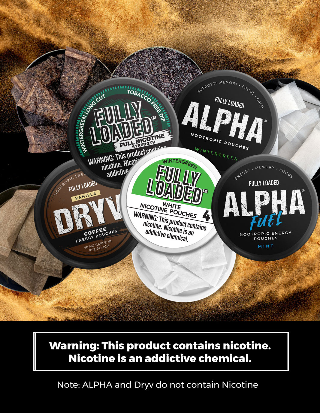 Shop White Nicotine Pouches | Zyn Alternative | Fully Loaded LLC